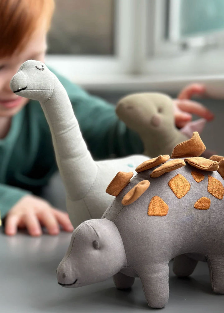 Steggy Linen Dinosaur Toy – Edith and Blanche